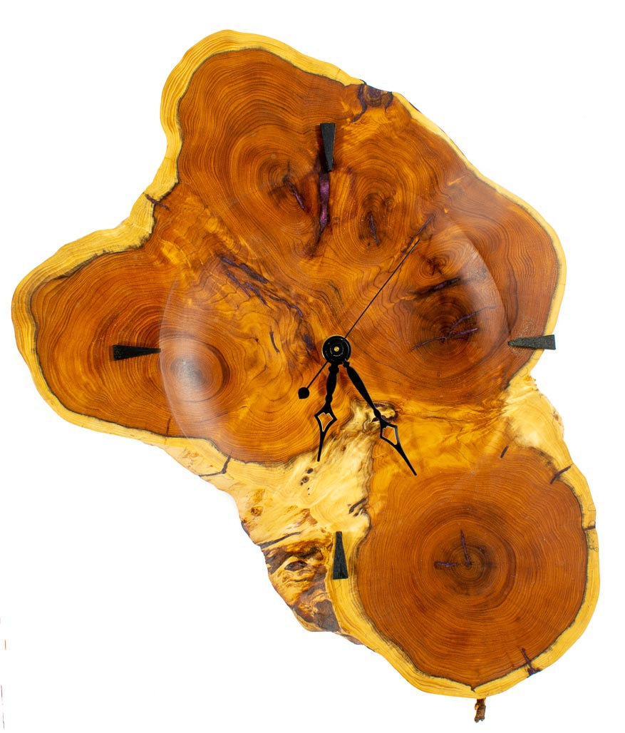 Clocks - Live Edge, Wall Clocks – Ganser Artisanry